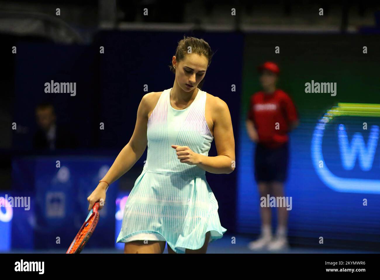 Anastasia Gasanova of Russian Federation plays against Anna Bondar of ...