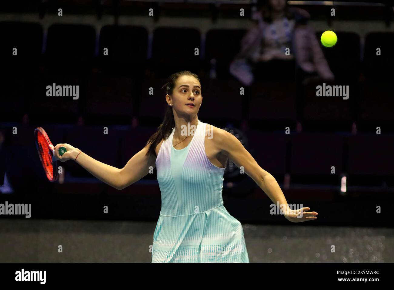 Anastasia Gasanova of Russian Federation plays against Anna Bondar of ...