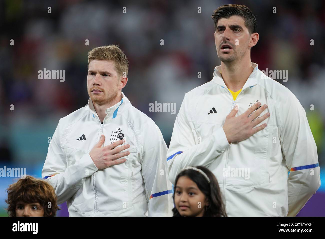 Al Rayyan, Qatar. 1st Dec, 2022. Belgium's goalkeeper Thibaut Courtois ...