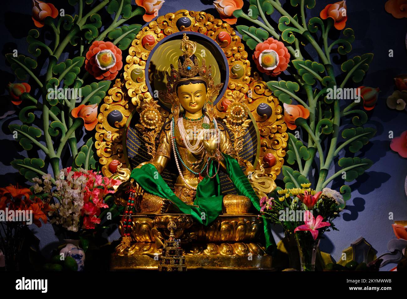 17 June 2022, Gonjang Monastery is a buddhist monastery near Gangtok ...