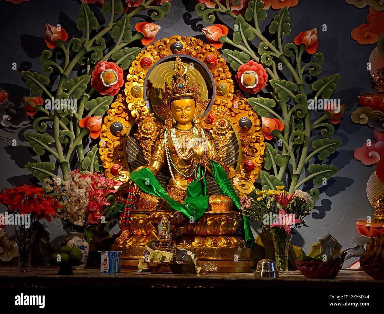 17 June 2022, Gonjang Monastery is a buddhist monastery near Gangtok ...