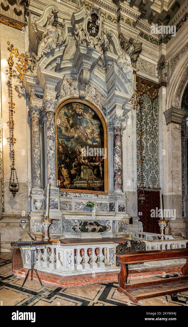 Italy Veneto Venice church of I Gesuiti (1715) / Tintoretto ...