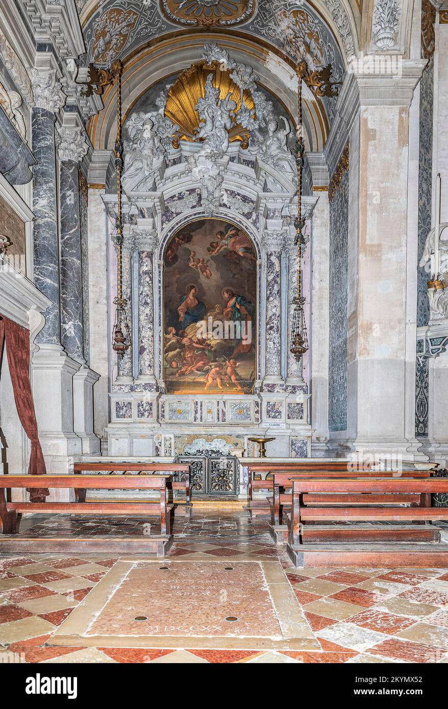 Italy Veneto Venice church of I Gesuiti (1715) - The Chapel of St ...