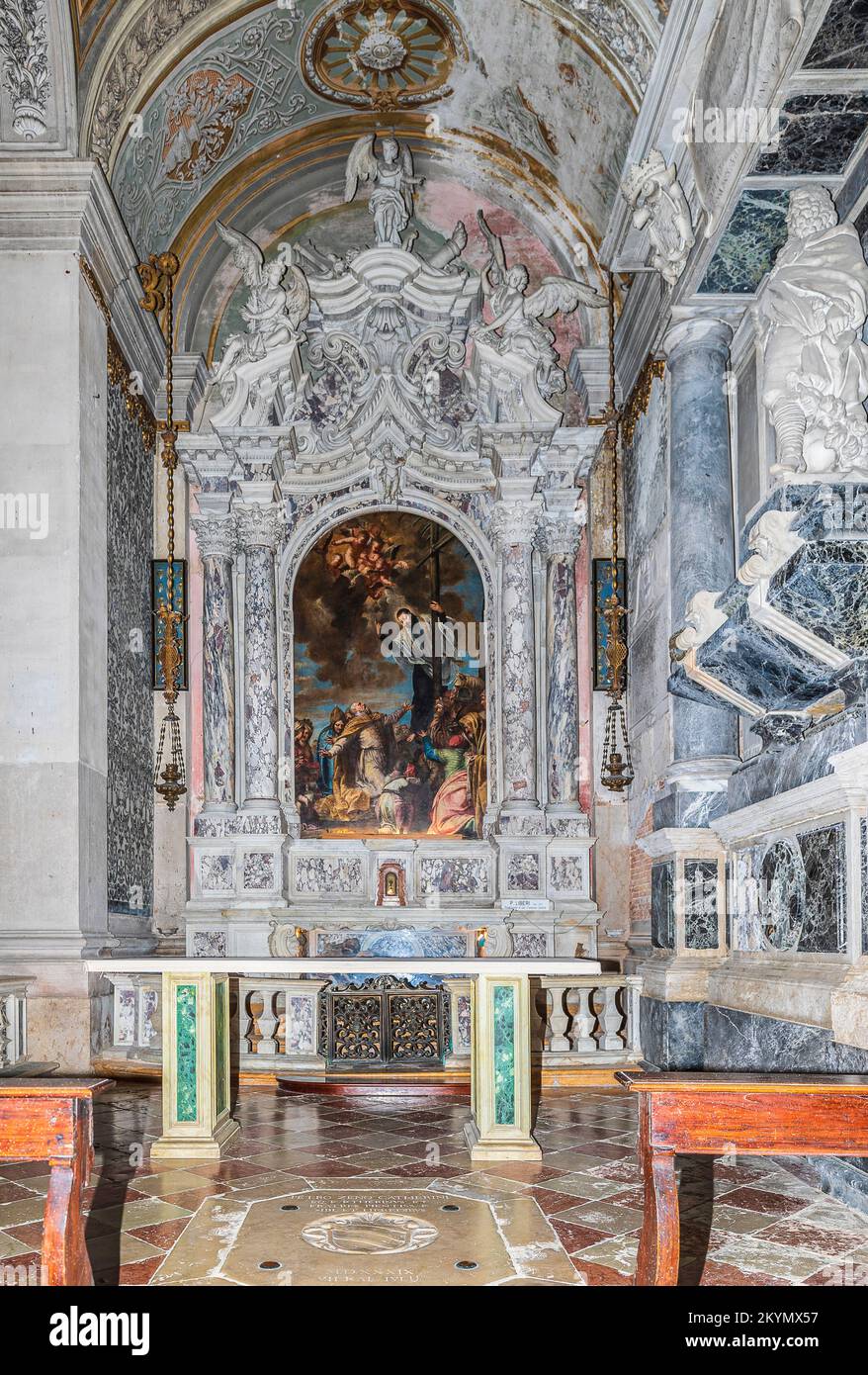 Italy Veneto Venice church of I Gesuiti (1715) - The Chapel of Saint ...