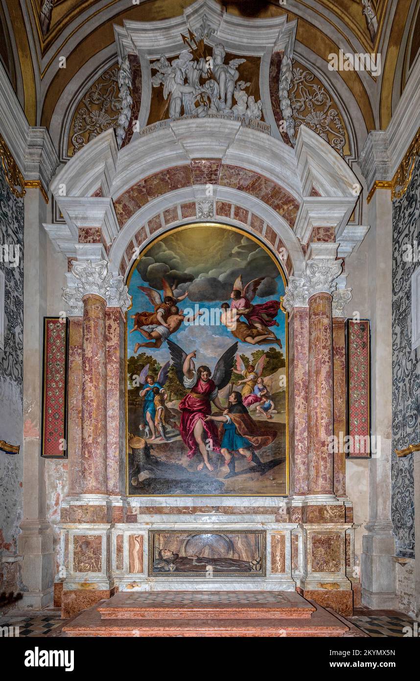 Italy Veneto Venice church of I Gesuiti (1715)-Angelo Custode ed angeli ...