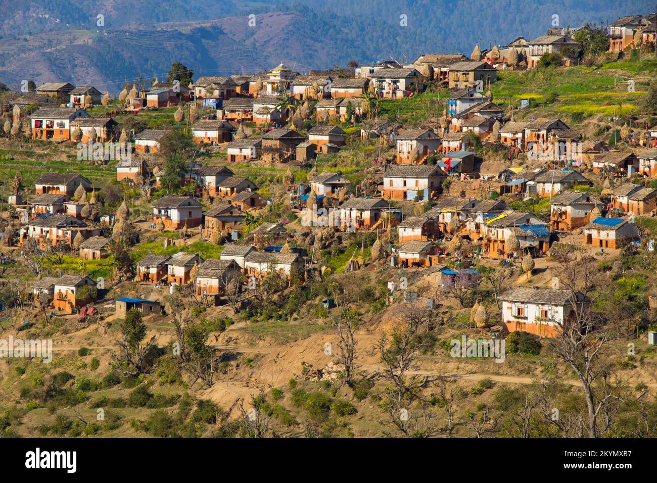 A rural community village lifestyle of Far West Nepal National Park ...