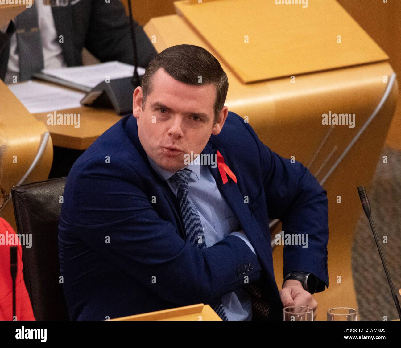 Edinburgh, Scotland, UK. 1st Dec, 2022. PICTURED: Douglas Ross MP MSP ...