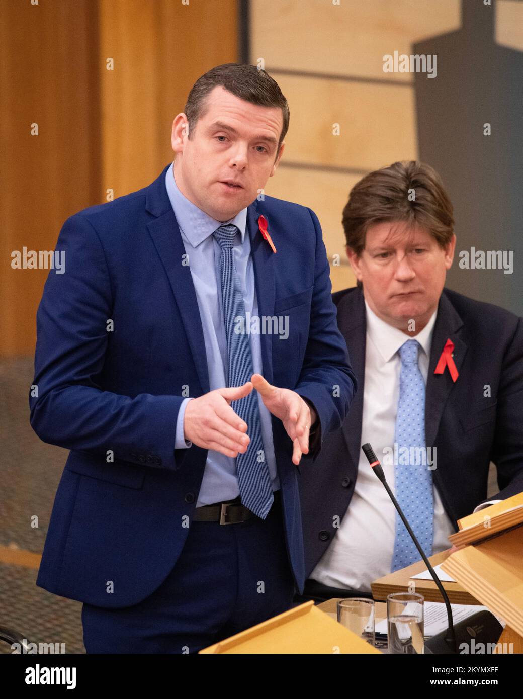 Edinburgh, Scotland, UK. 1st Dec, 2022. PICTURED: Douglas Ross MP MSP ...
