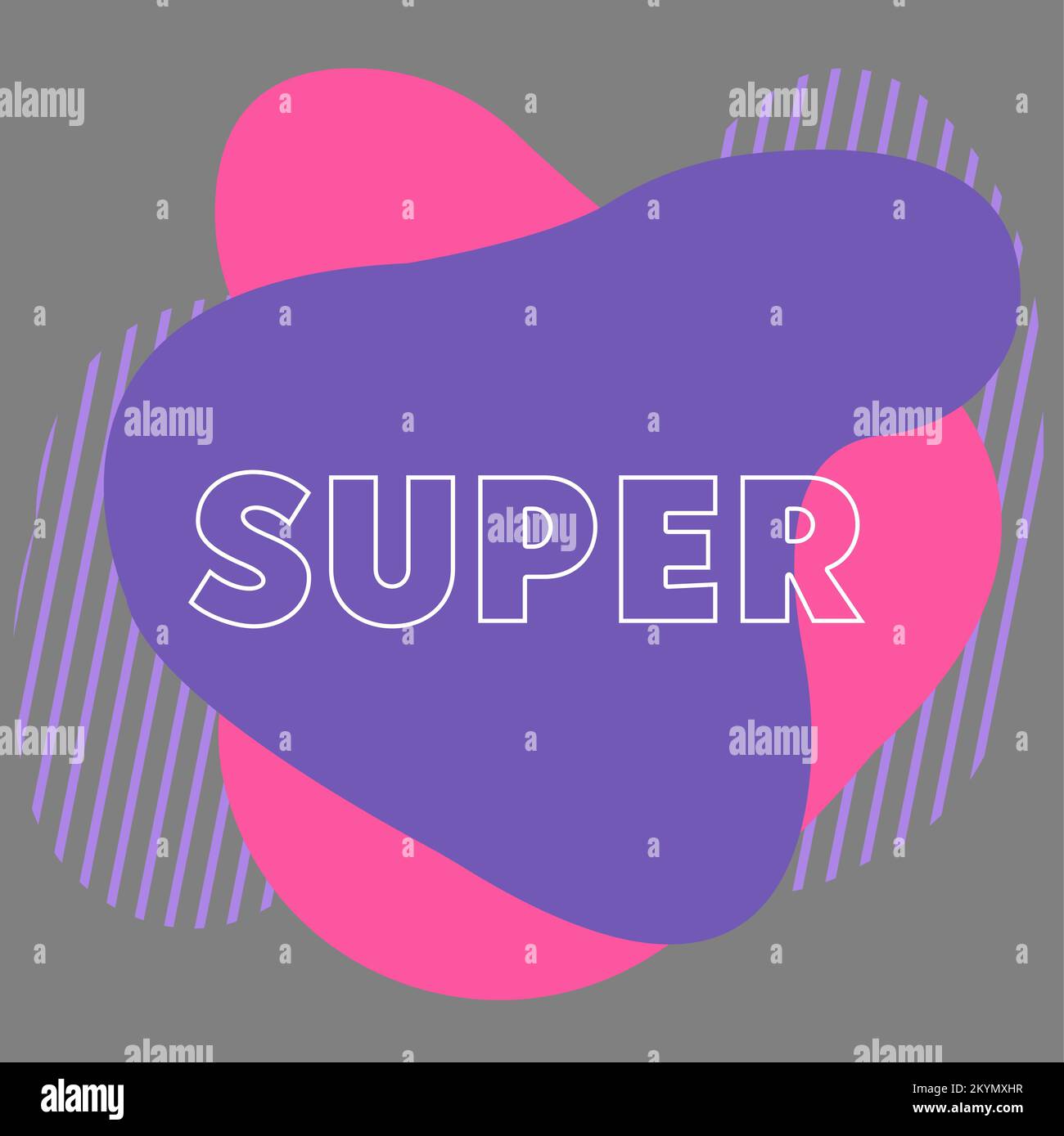 Super promo text tag Stock Vector Images - Alamy