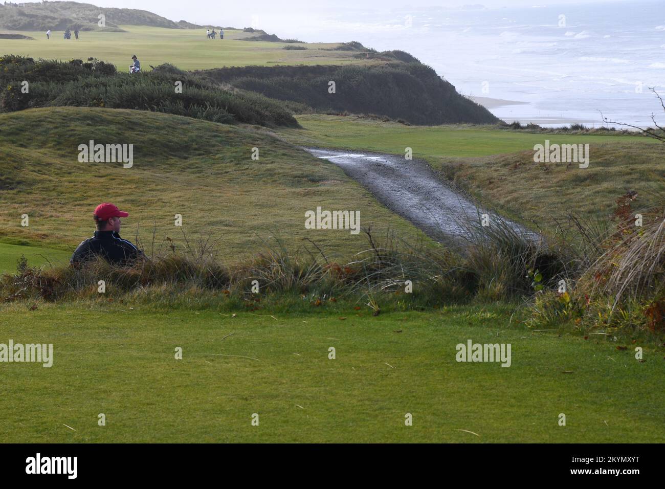 Bandon Dunes Golf Resort in Southern Oregon Stock Photo - Alamy