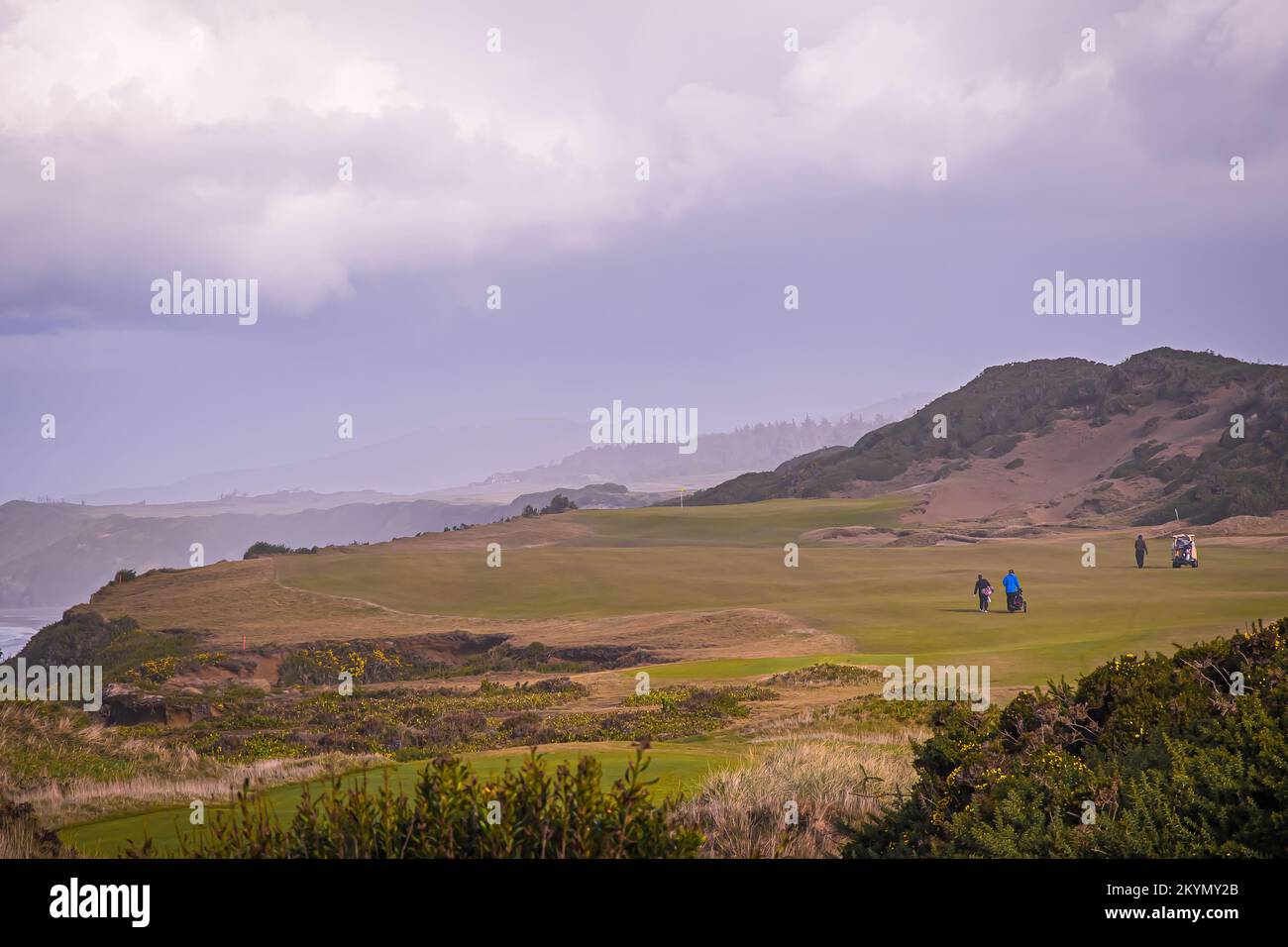 Bandon Dunes Golf Resort in Southern Oregon Stock Photo - Alamy