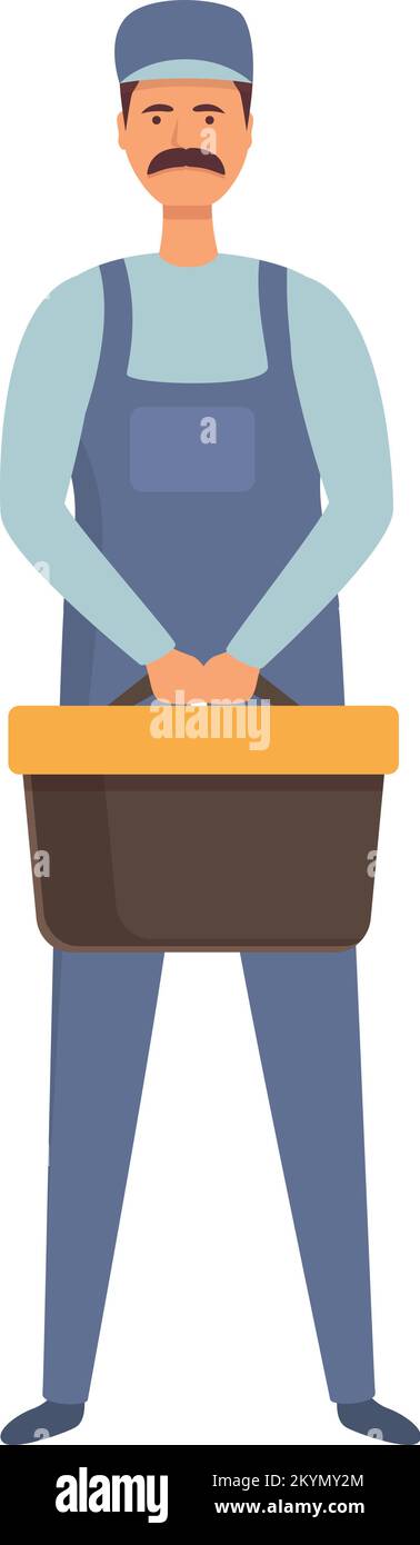 Gas worker icon cartoon vector. Man engineer. Gasman pipe Stock Vector ...