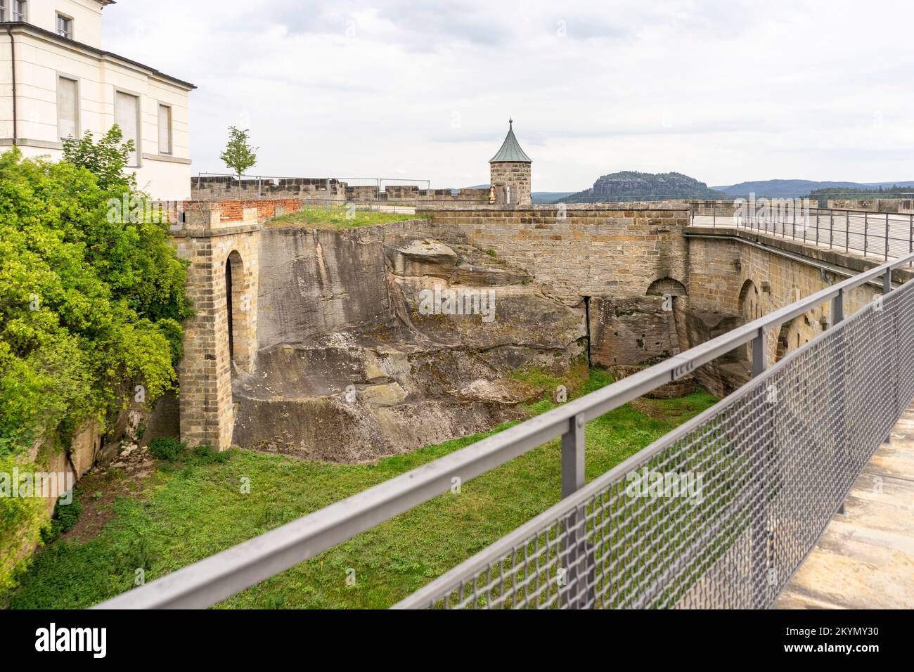 Konigstein is a huge fortress in southeastern Germany Stock Photo - Alamy