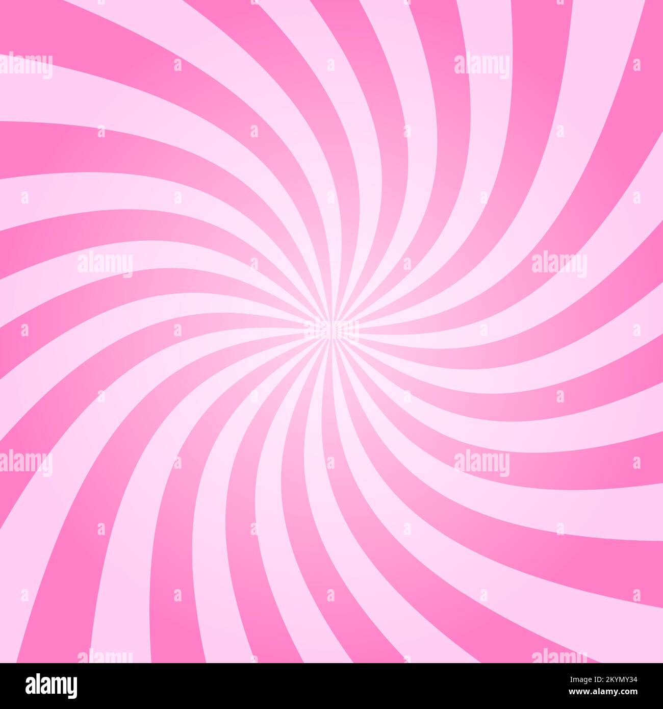 Radial twisted stipes, pinwheel pattern, vortex rosy sunset. Pink ...