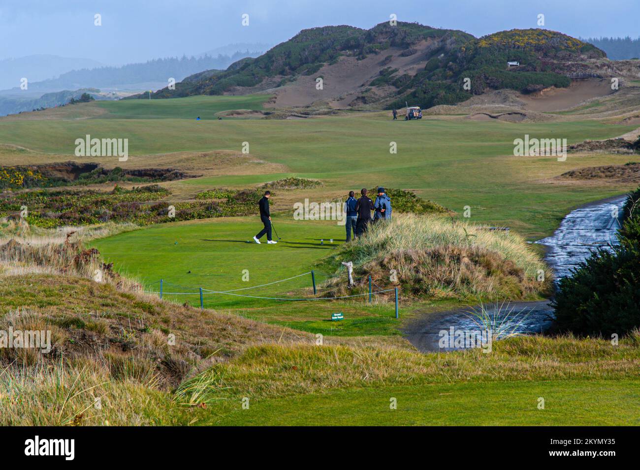 Bandon Dunes Golf Resort in Southern Oregon Stock Photo - Alamy