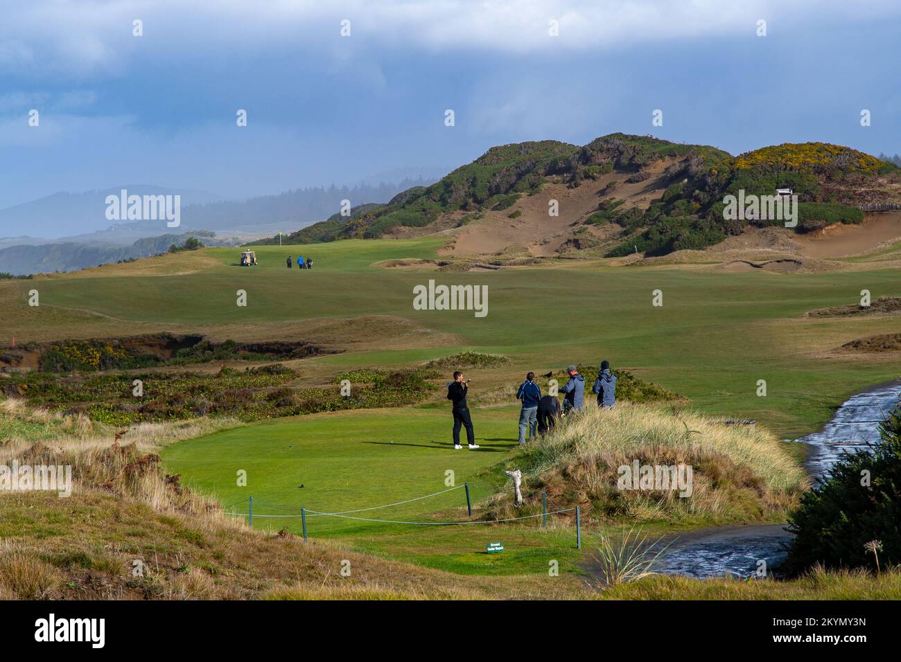 Bandon Dunes Golf Resort in Southern Oregon Stock Photo - Alamy