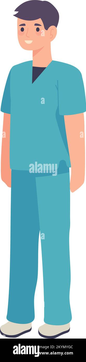 male nurse character Stock Vector Image & Art - Alamy