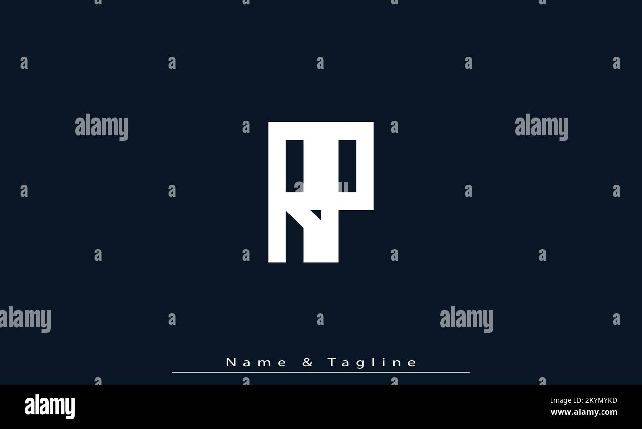 Alphabet letters Initials Monogram logo RP , PR Stock Vector Image ...