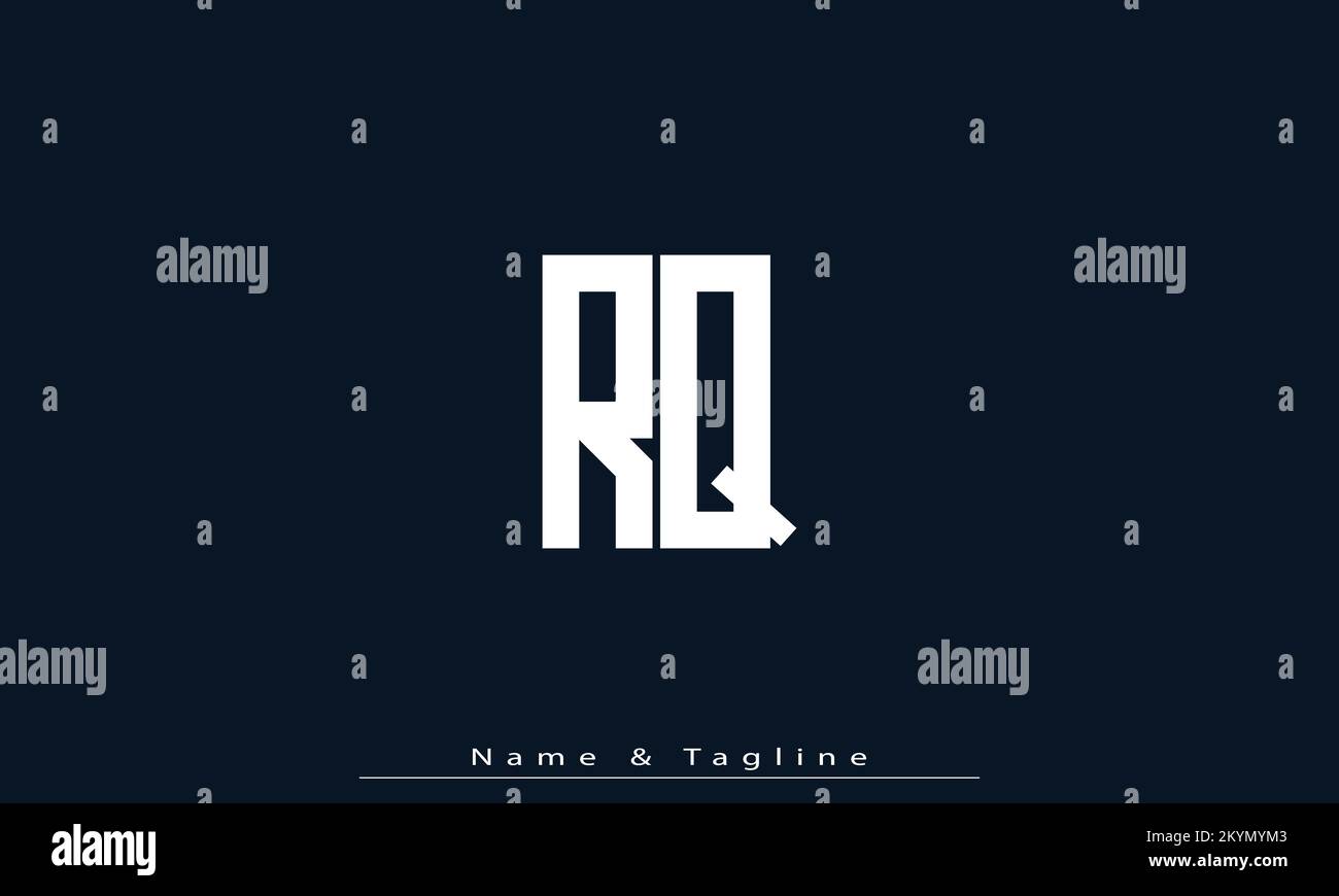 Alphabet letters Initials Monogram logo RQ , QR Stock Vector Image ...