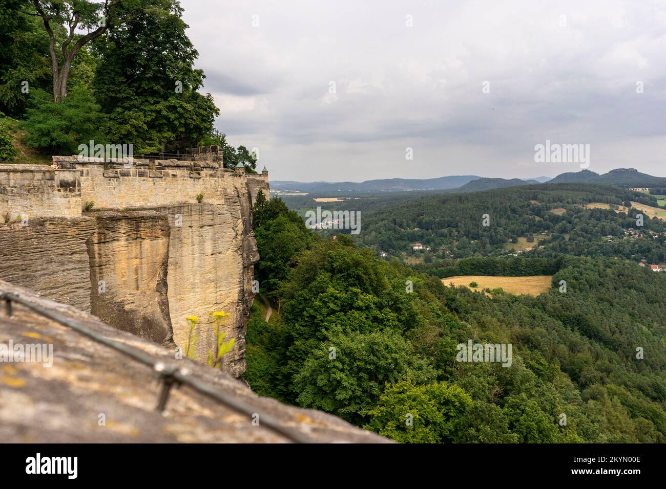 Konigstein is a huge fortress in southeastern Germany Stock Photo - Alamy