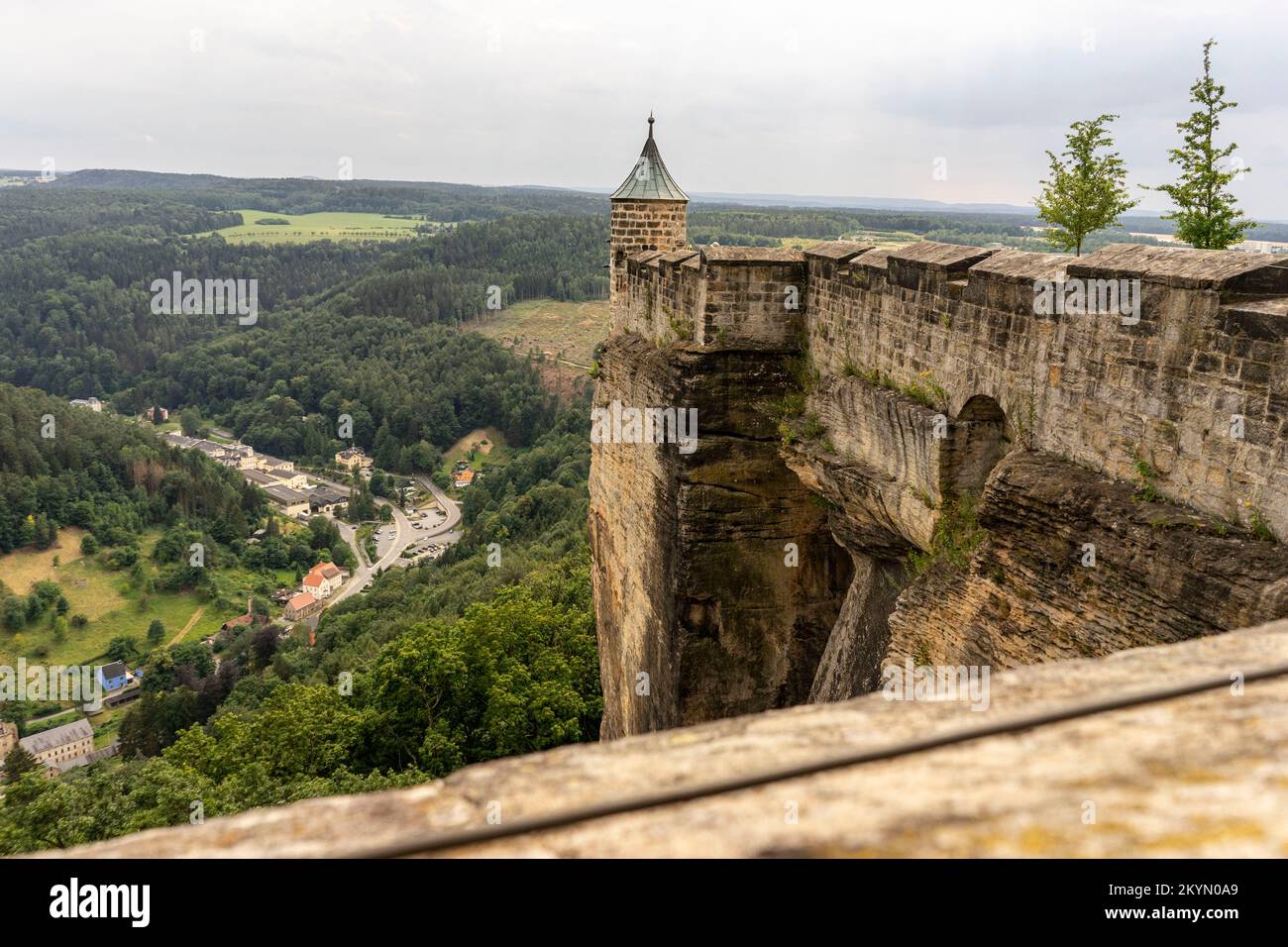Konigstein is a huge fortress in southeastern Germany Stock Photo - Alamy