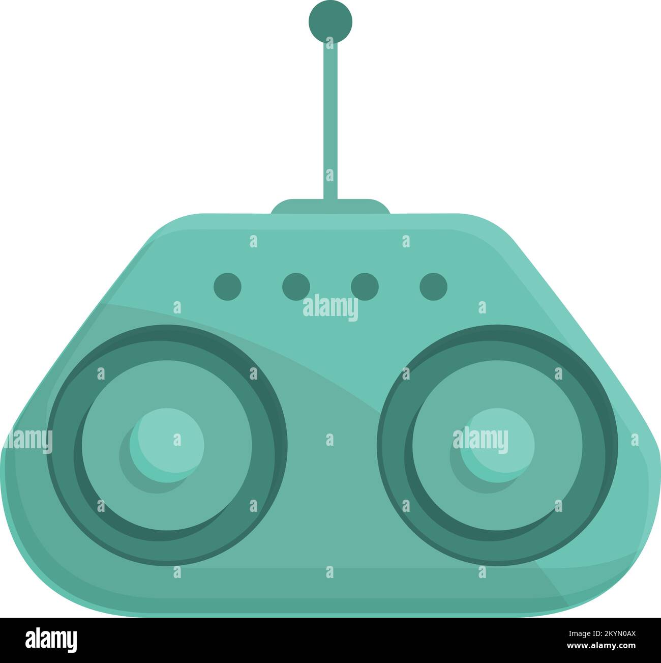 Child joystick icon cartoon vector. Remote control. Model machine Stock ...