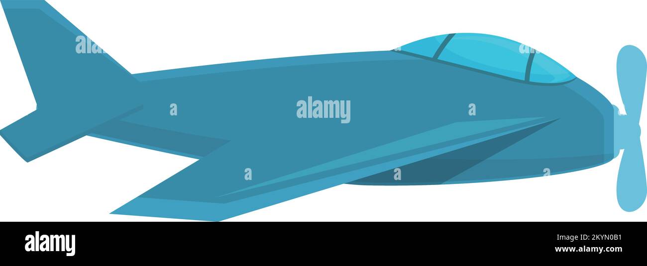 Radio plane icon cartoon vector. Remote control. Child electric Stock ...