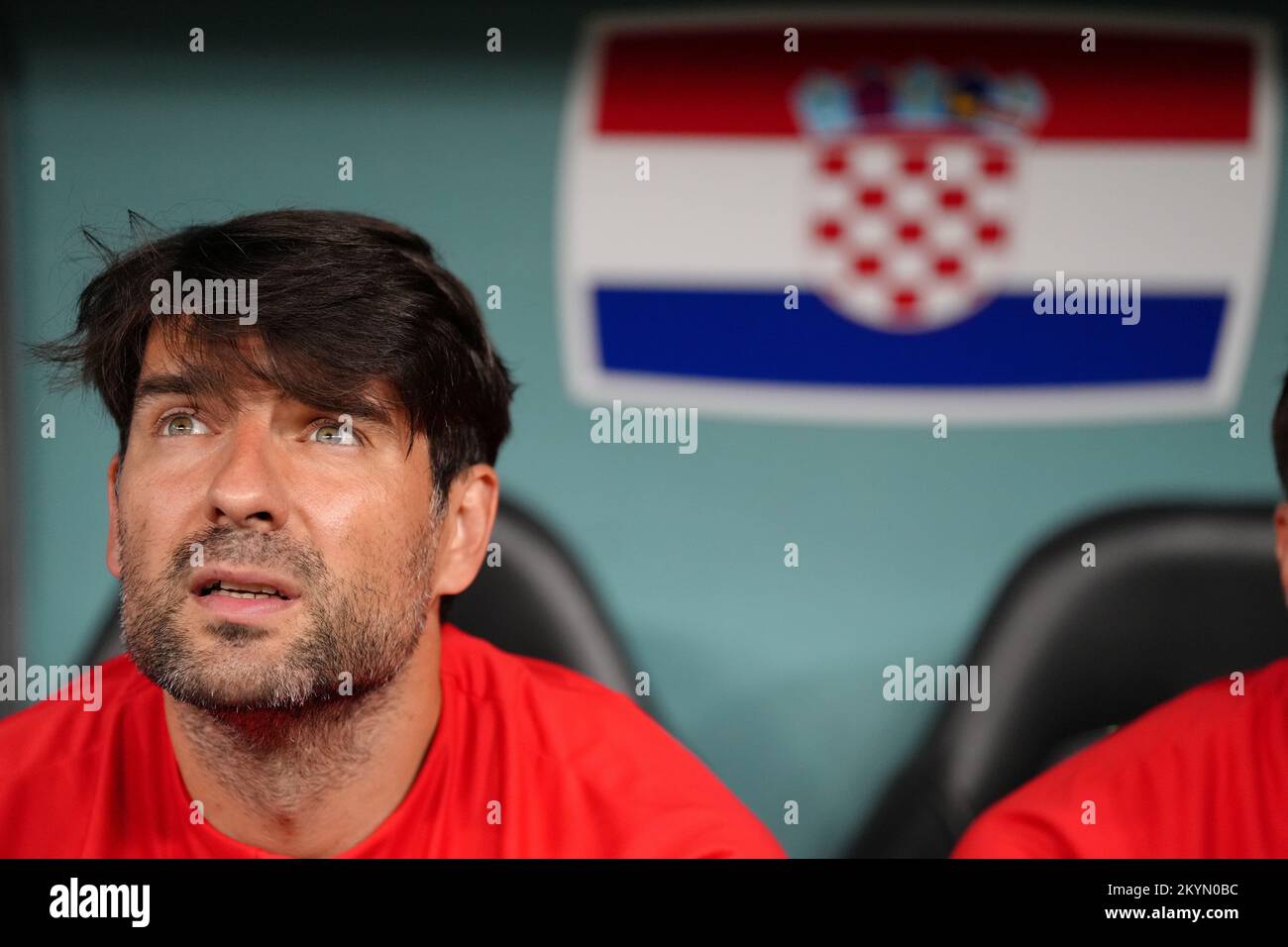 Croatia coach Vedran Corluka during the FIFA World Cup Group F match at ...