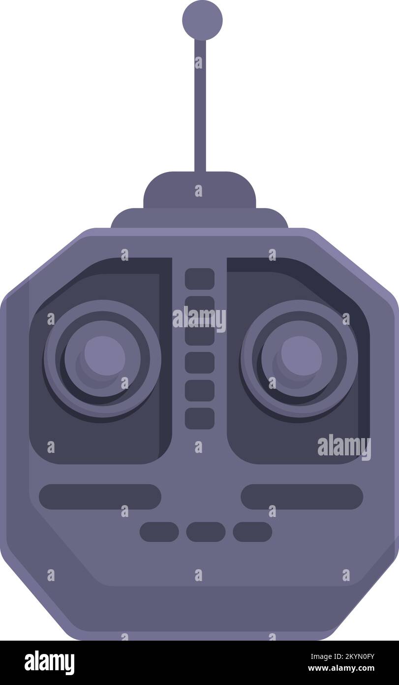 Joystick remote icon cartoon vector. Radio control. Model robot Stock ...