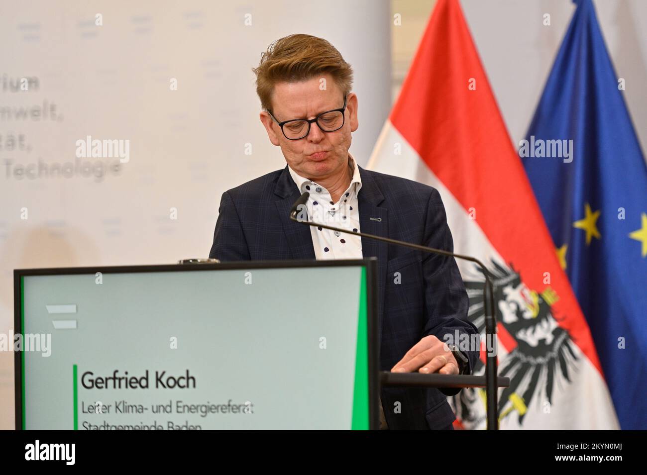 Vienna, Austria. 1st Dec, 2022. PK at the start of the "community ...