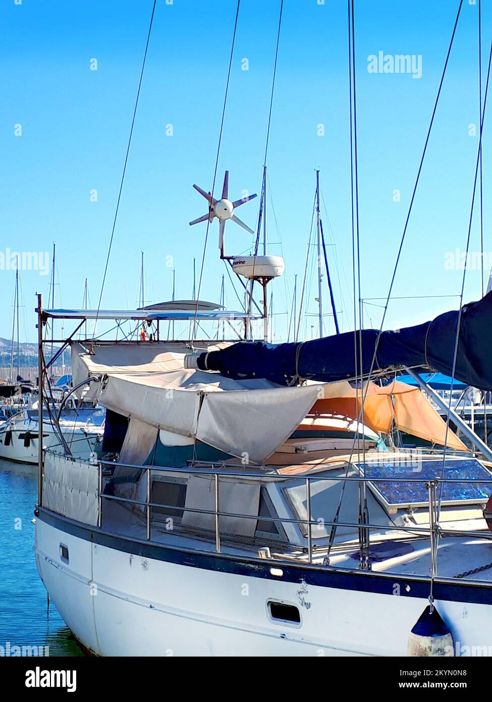 The Marina and port of Fuengirola on the Costa del Sol in Southern ...