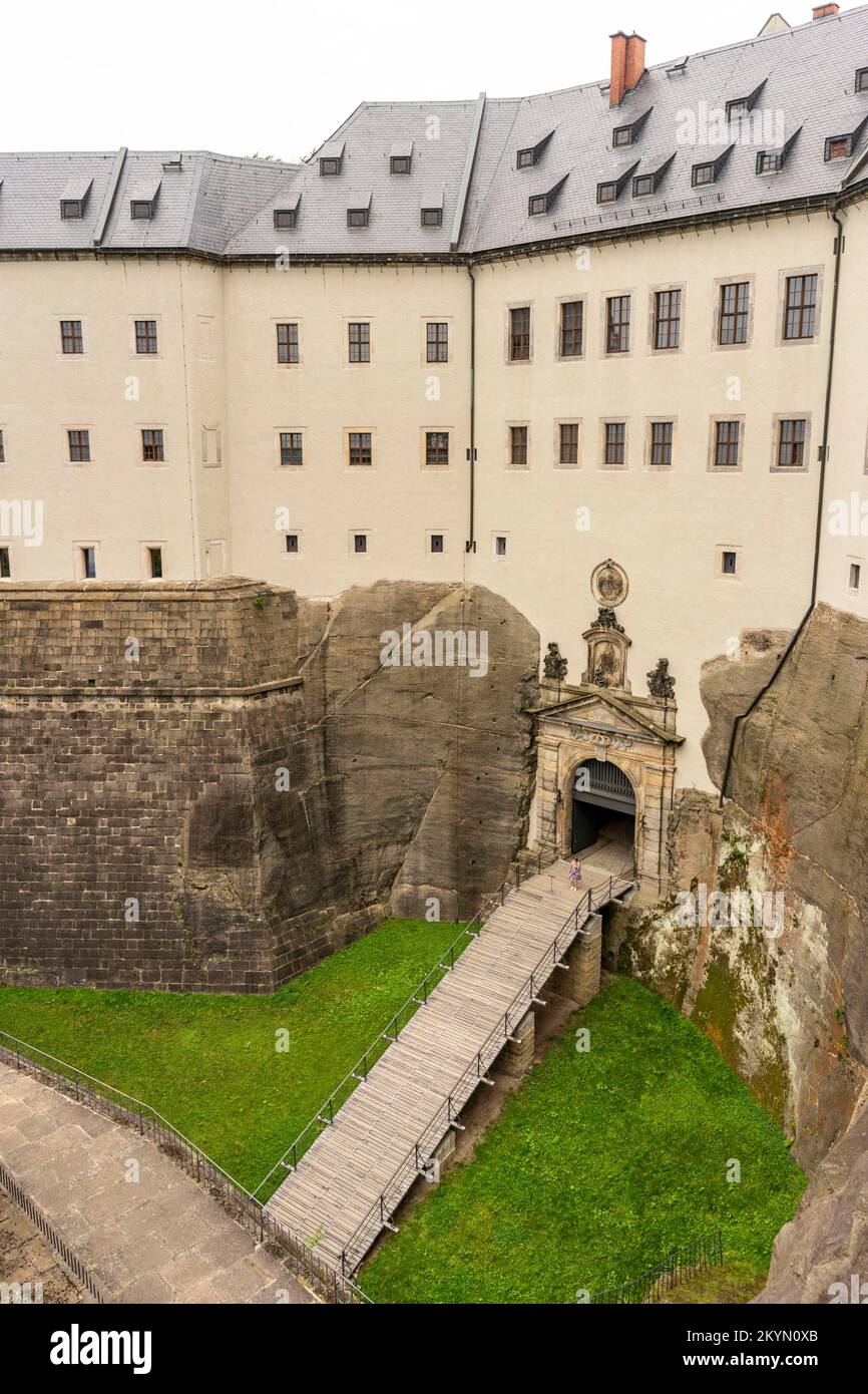 Konigstein is a huge fortress in southeastern Germany Stock Photo - Alamy