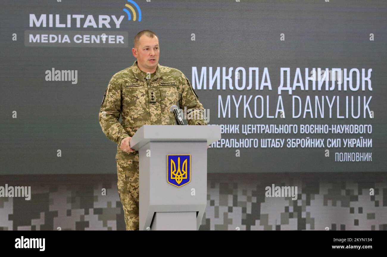 KYIV, UKRAINE - DECEMBER 1, 2022 - Representative of the Central ...