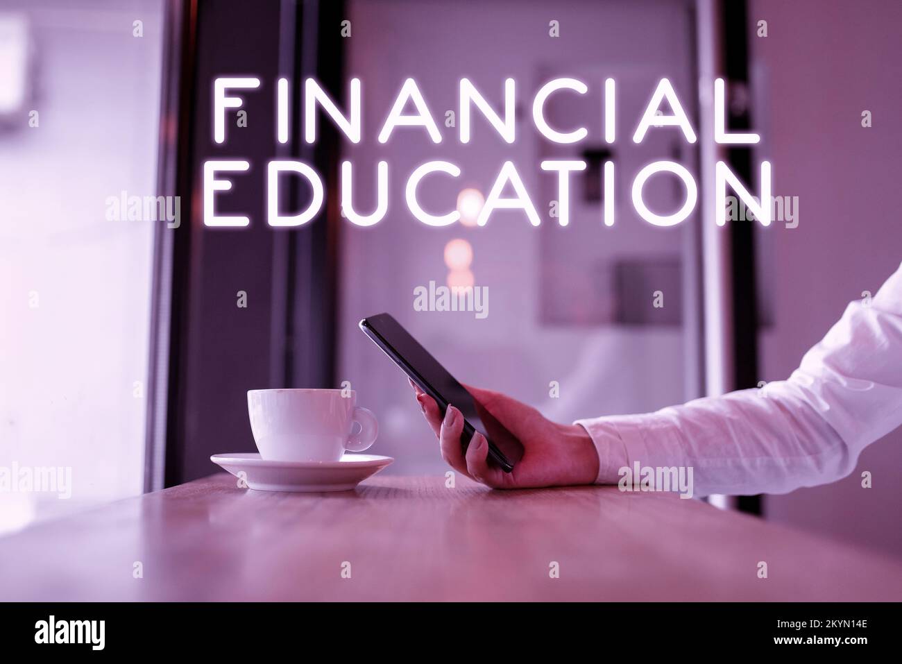 Hand writing sign Financial Education. Business concept Understanding ...