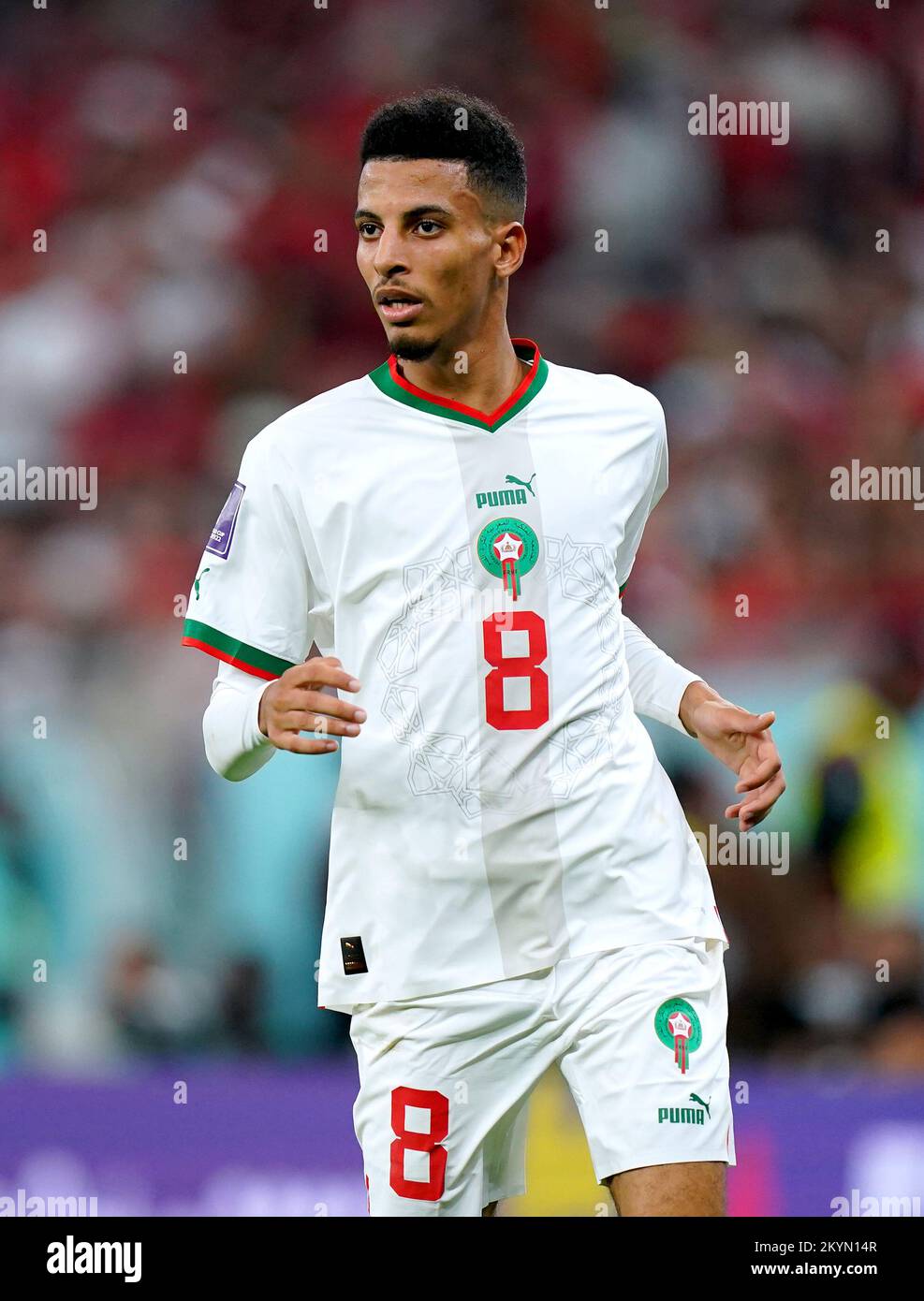 Morocco's Azzedine Ounahi during the FIFA World Cup Group F match at ...
