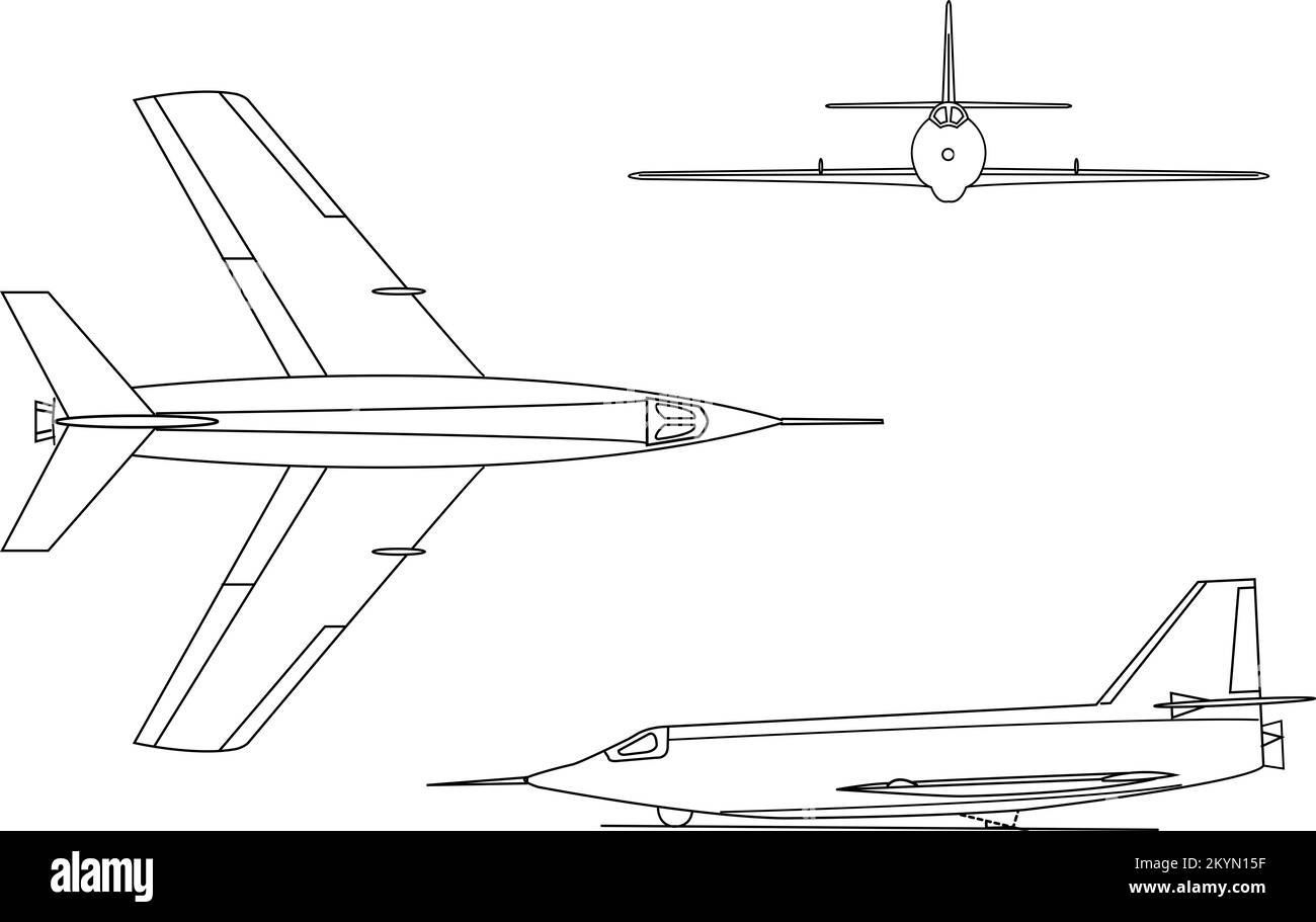 Fighter jet Black white vector outline or line art file for cnc laser ...
