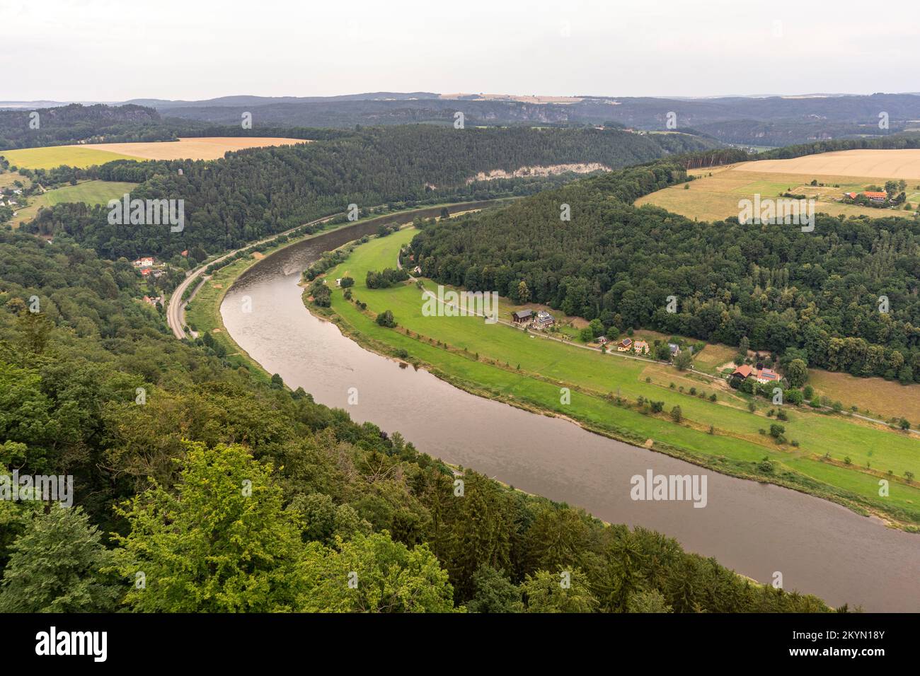 Konigstein is a huge fortress in southeastern Germany Stock Photo - Alamy