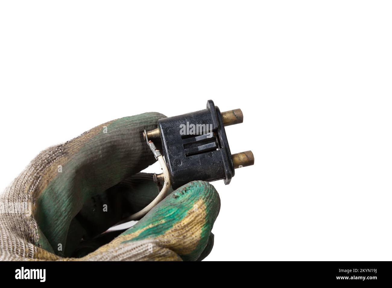 An old car connector or trailer for closing an electrical circuit that ...