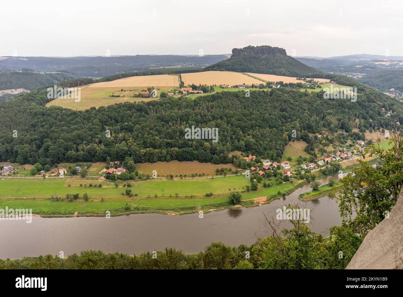 Konigstein is a huge fortress in southeastern Germany Stock Photo - Alamy