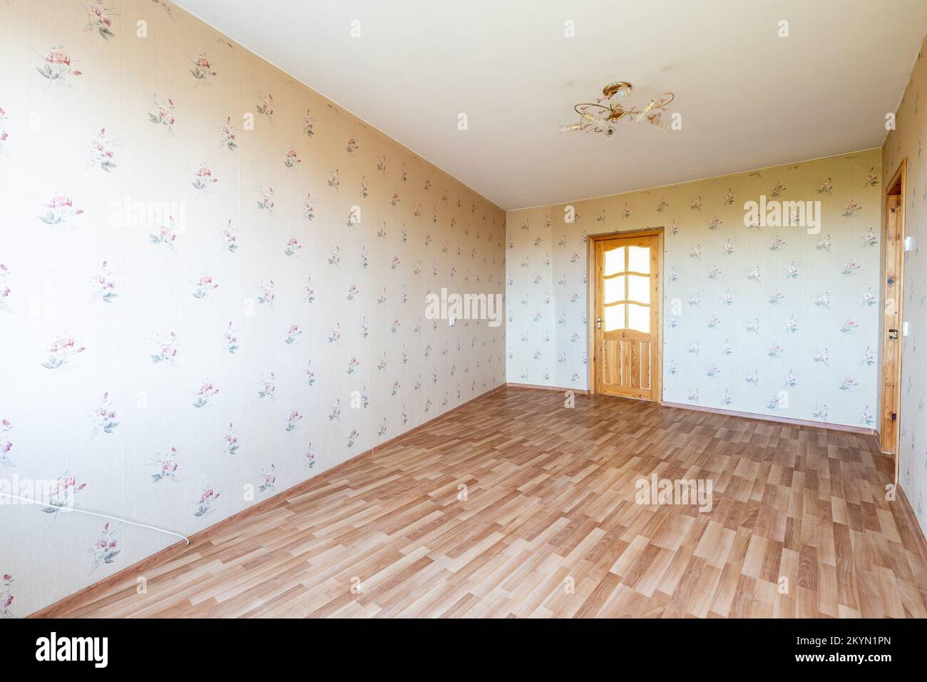 Empty room finished and ready to move in Stock Photo - Alamy