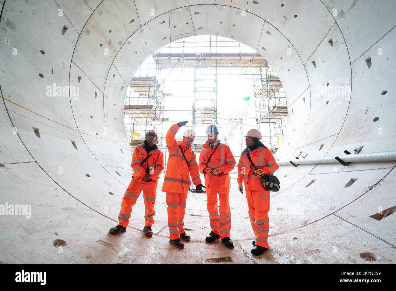 Transport Secretary Mark Harper and HS2 CEO Mark Thurston join ...