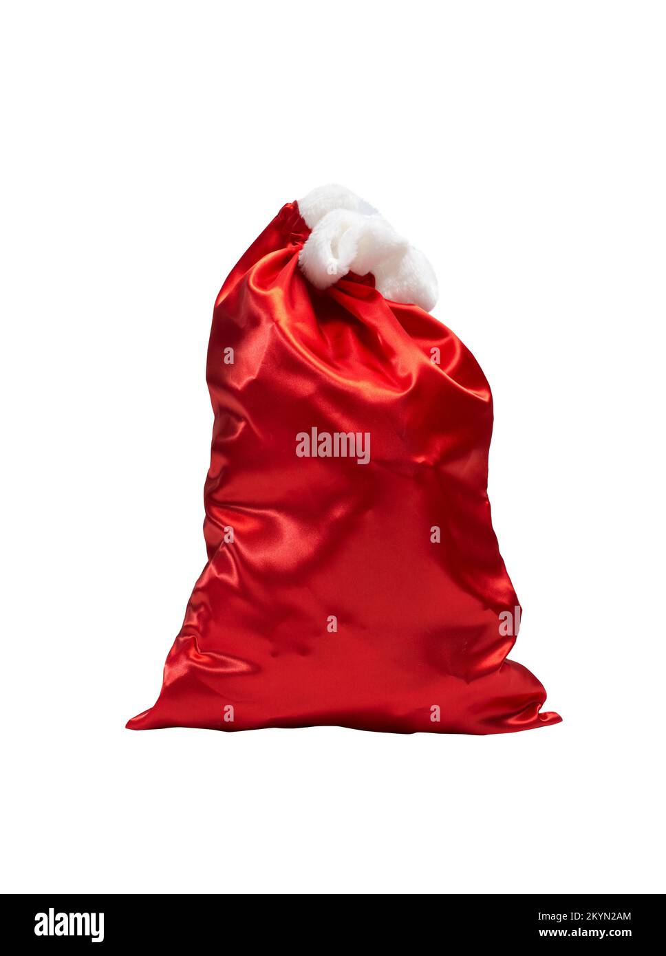 Santa claus sack full of christmas gifts ready to deliver Stock Photo - Alamy