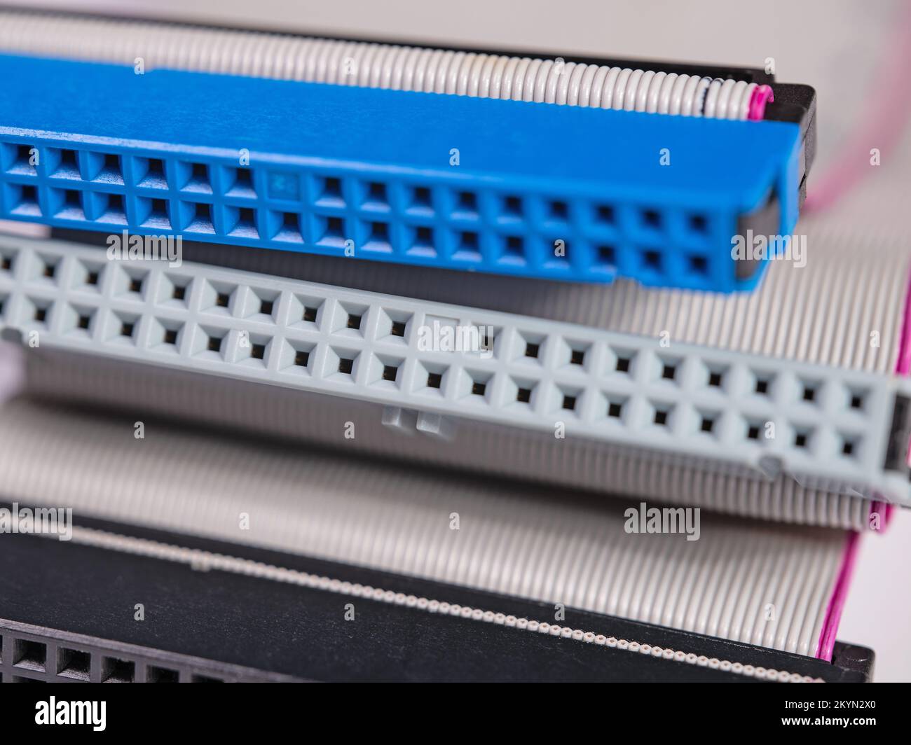 Ata cable in a close-up Stock Photo - Alamy