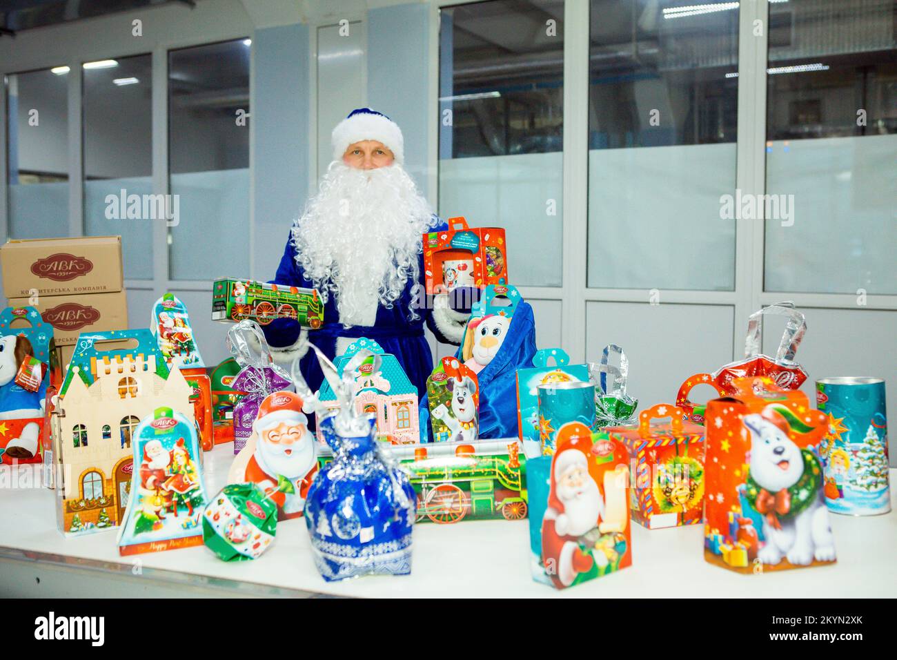 Dnepropetrovsk, Ukraine - 12.08.2017: Workers of a confectionery ...