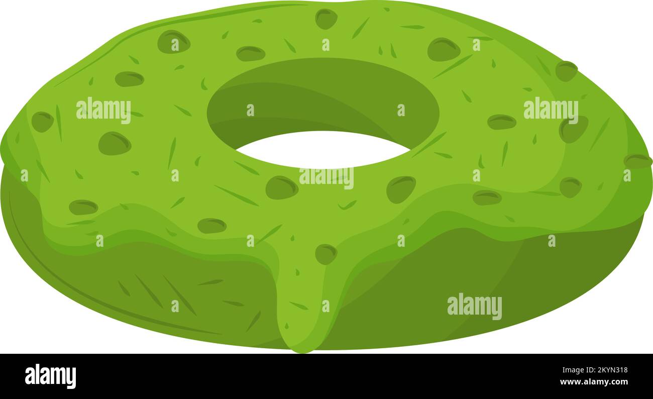 matcha dessert donut Stock Vector Image & Art - Alamy