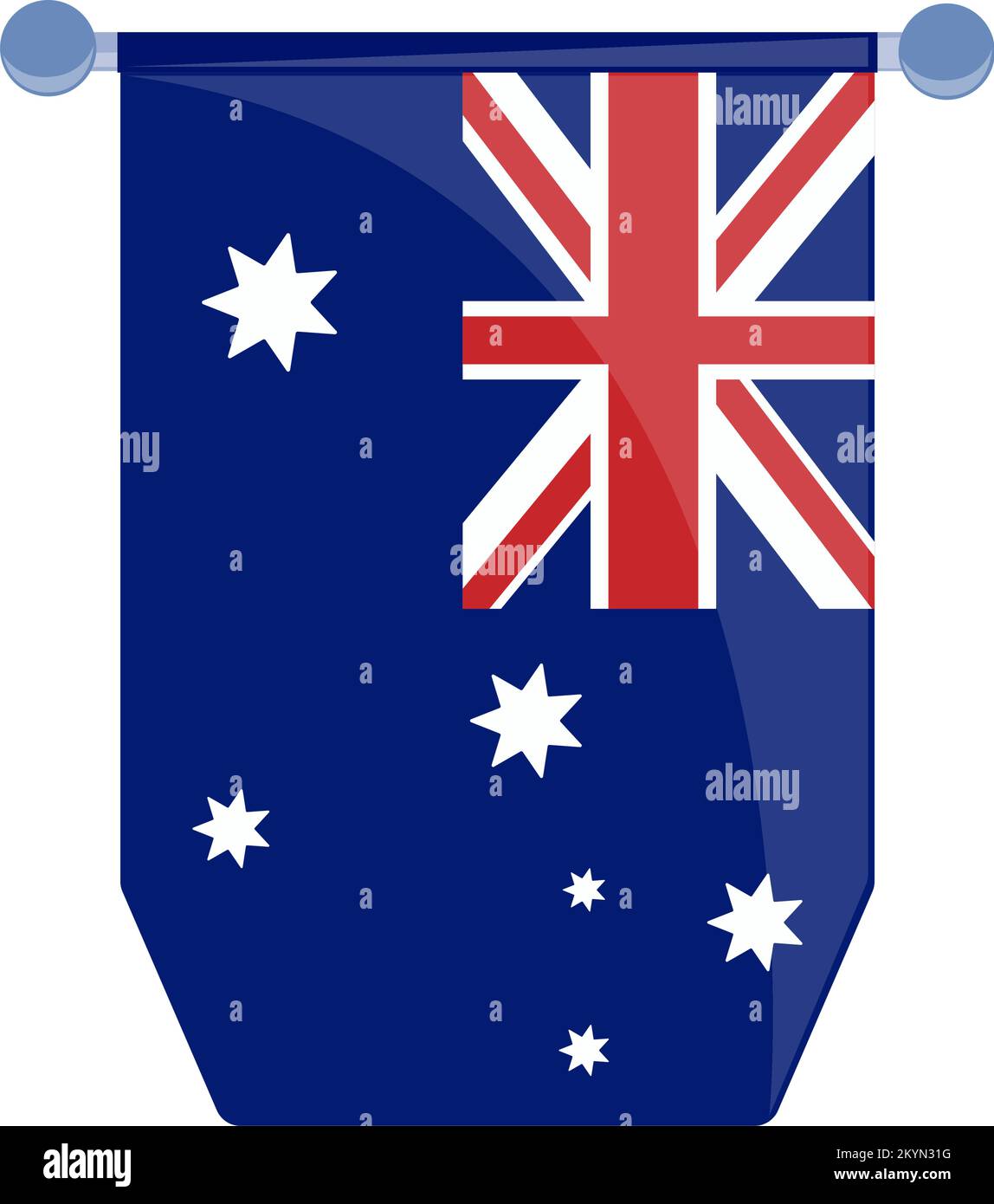 australia flag pennant Stock Vector Image & Art - Alamy