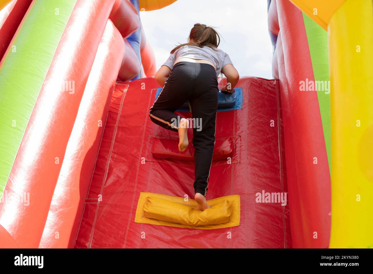 Children playing in inflatable baby hi-res stock photography and images ...