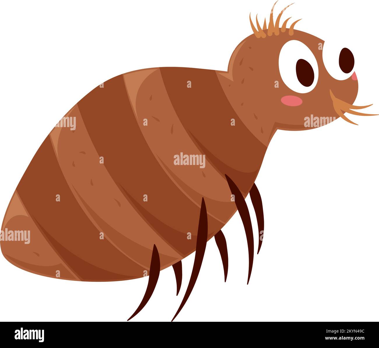 flea insect cartoon Stock Vector Image & Art - Alamy