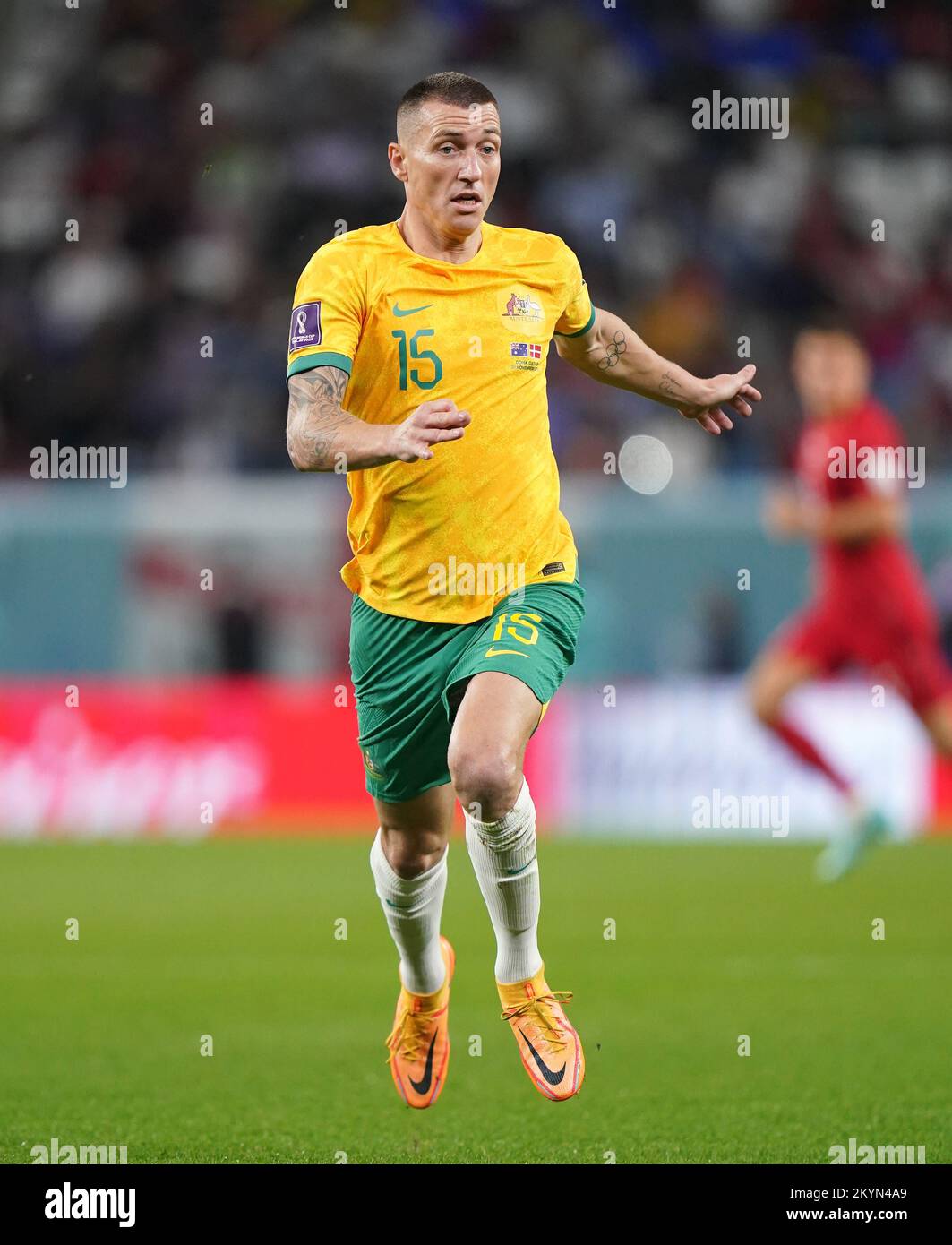 Australia's Mitchell Duke during the FIFA World Cup Group D match at ...