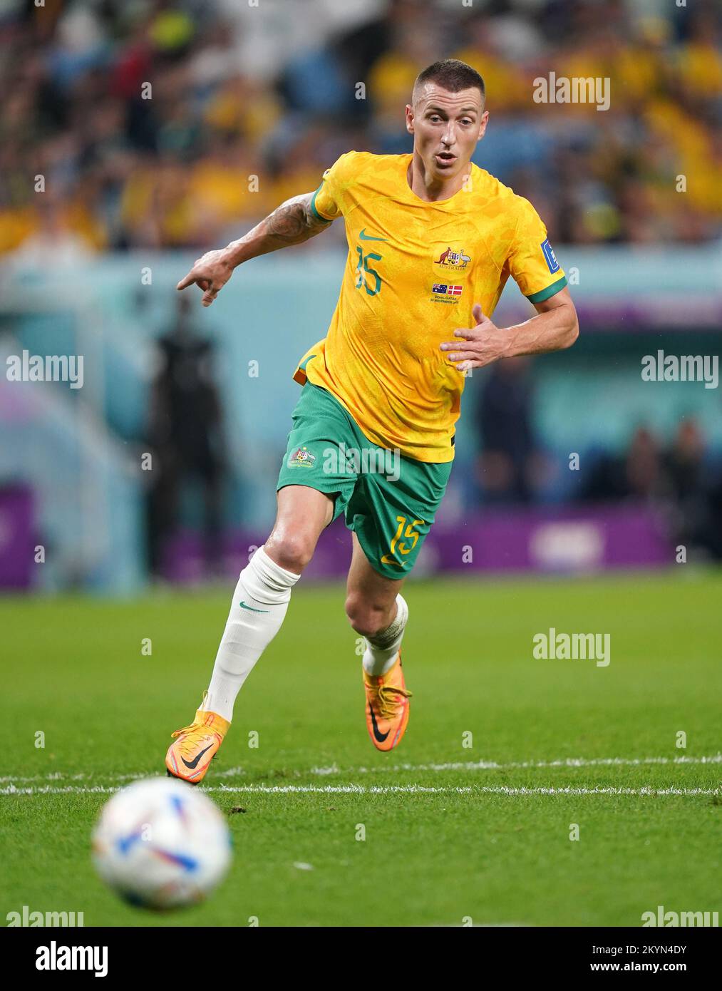 Australia's Mitchell Duke during the FIFA World Cup Group D match at ...